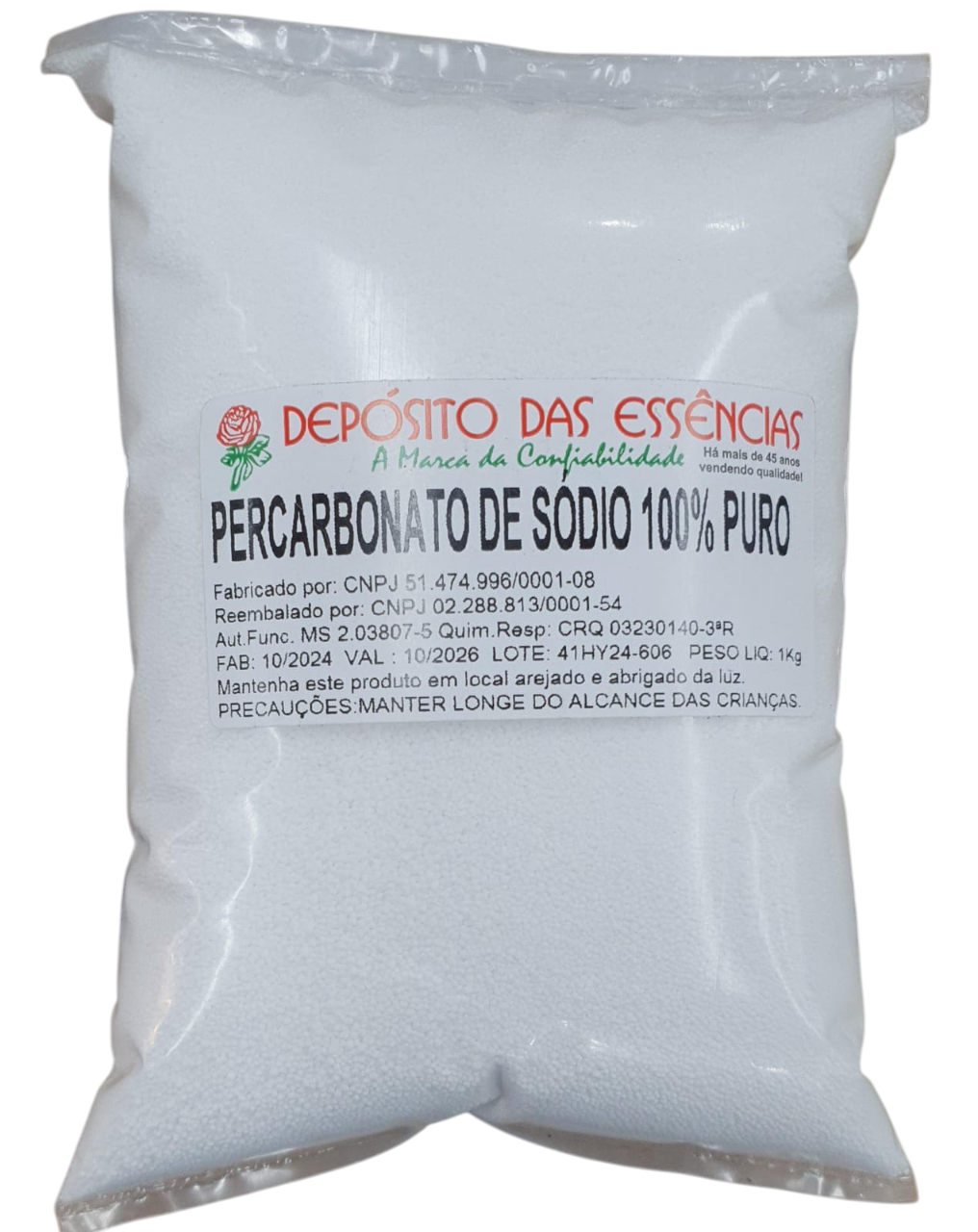 Comprar PERCARBONATO DE SÓDIO 100% PURO 1KG - R$24,90 - Depósito das ...