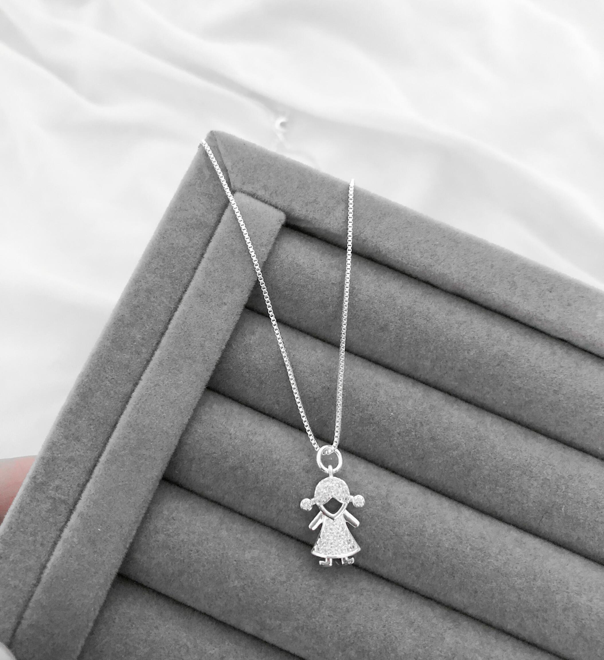 Comprar Colar menina cravejado