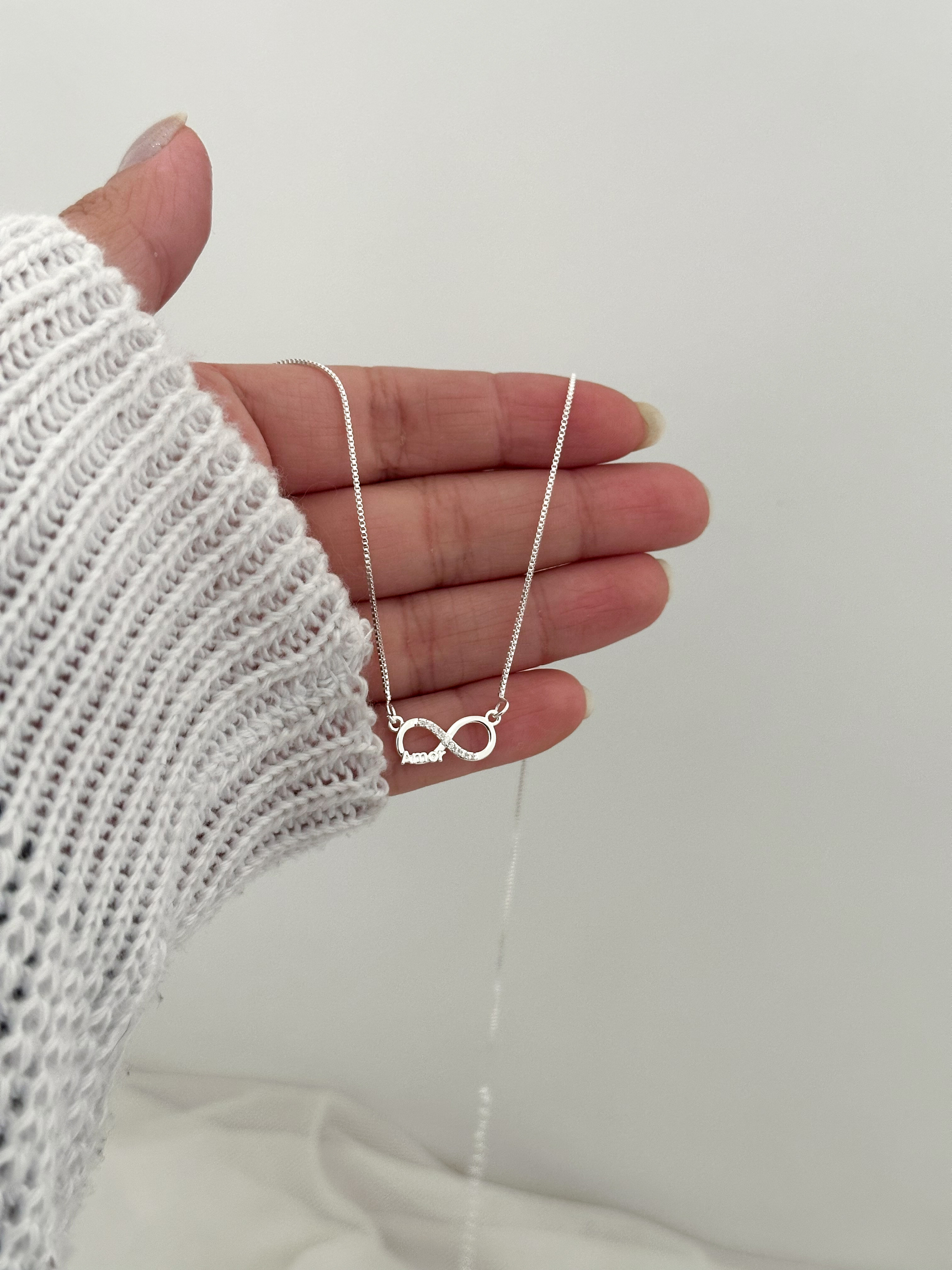 Comprar Colar infinito amor - a partir de R$15,20 - Frida Acessórios