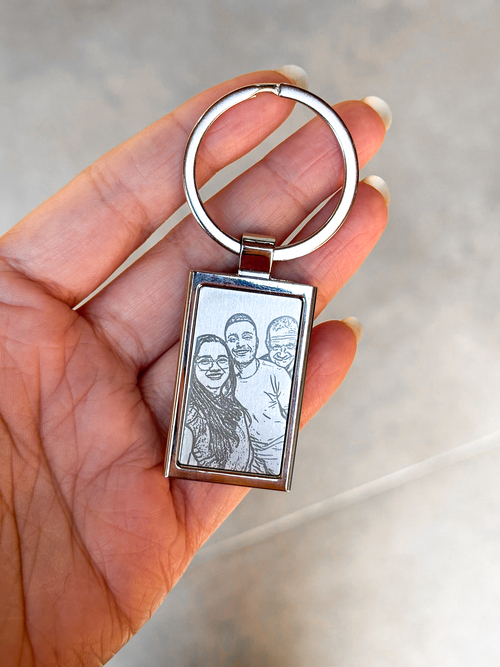 Comprar Chaveiro personalizado foto - aço inoxidável (acompanha ...