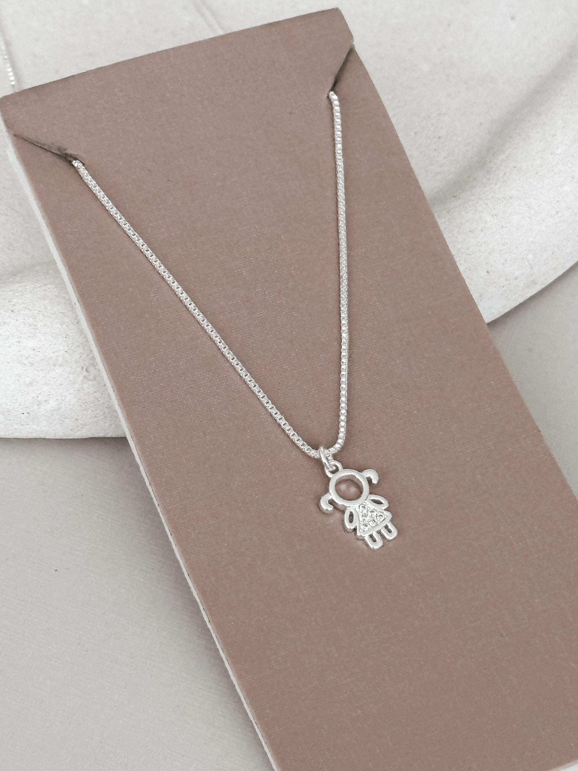 Comprar Colar menina delicado com zircônias - a partir de R$15,20