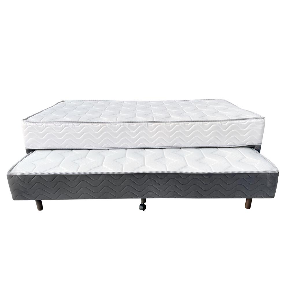 Bicama Solteirão Molas Ensacadas Cama Auxiliar Bibox Double Spring - R ...