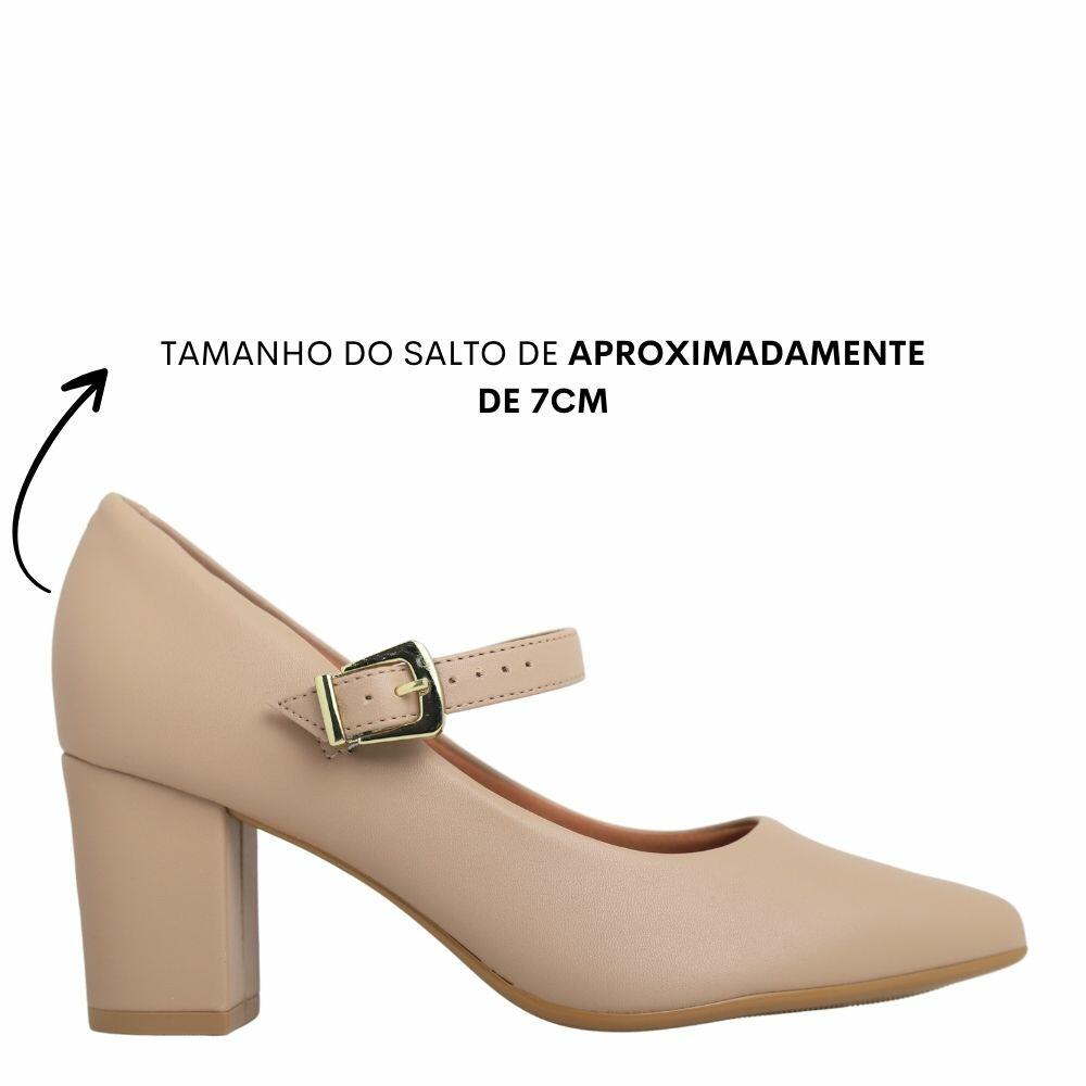 Comprar Sapato Femino Vizzano Salto Medio Grosso Bico Fino 1290532 ...