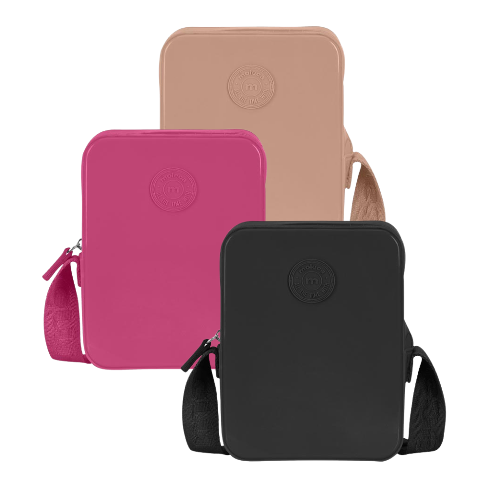 Bolsa Feminina Shoulder Bag Transversal Quadrada Moleca