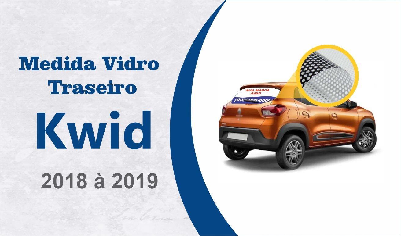 Medida do vidro traseiro kwid 2018 - 2019 - Lojas Custom