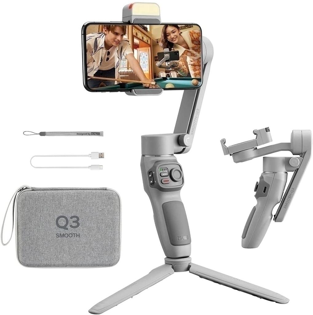 Gimbal Zhiyun Smooth Q3 Combo Estabilizador de Celular | ZHIYUN Oficial ...