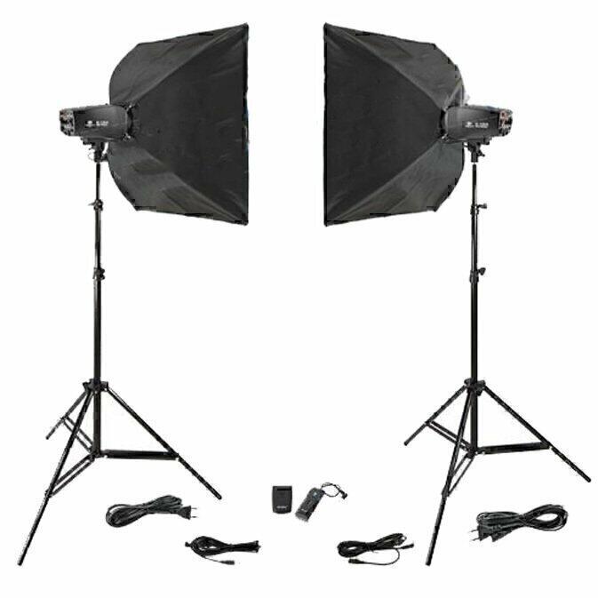 Kit Estudio Fotográfico 300w Com Softbox Profissional Greika | Greika ...