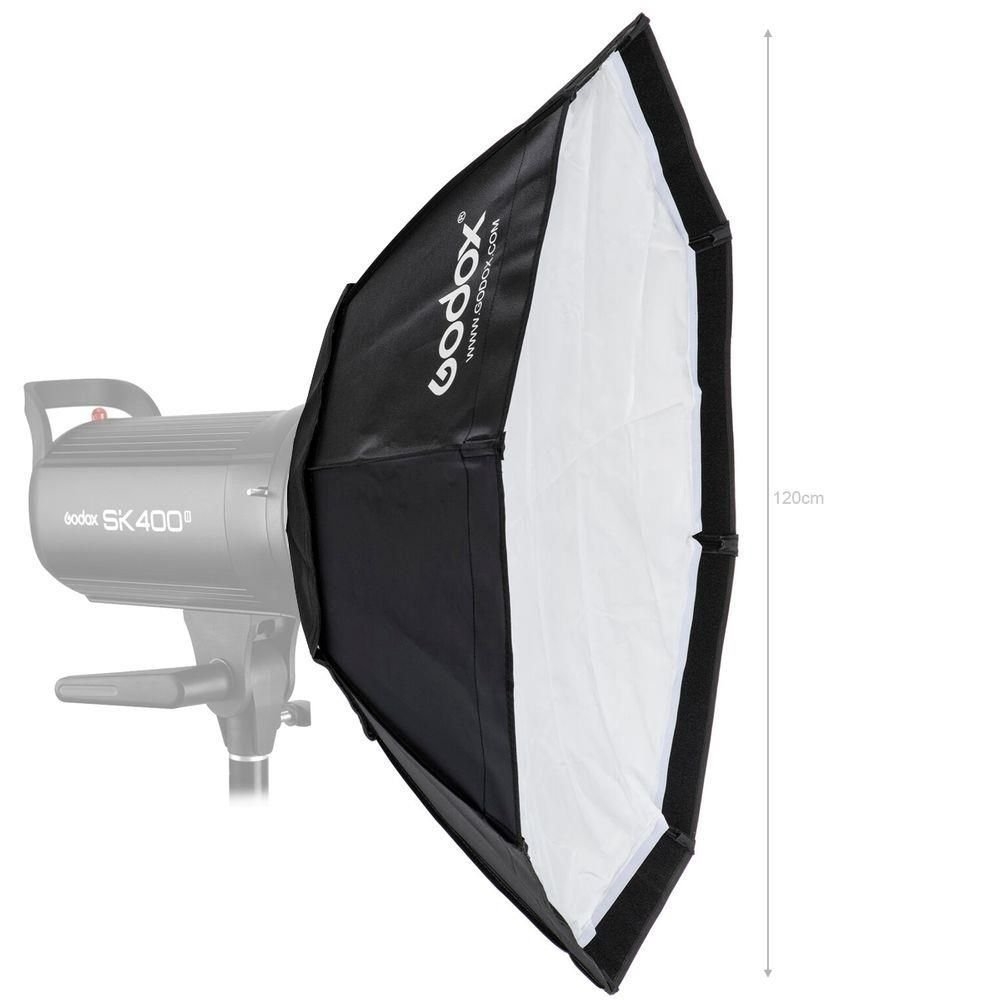 Softbox Octabox Bowens 120cm Godox Para Flash Tocha Com Grid | Melhor ...