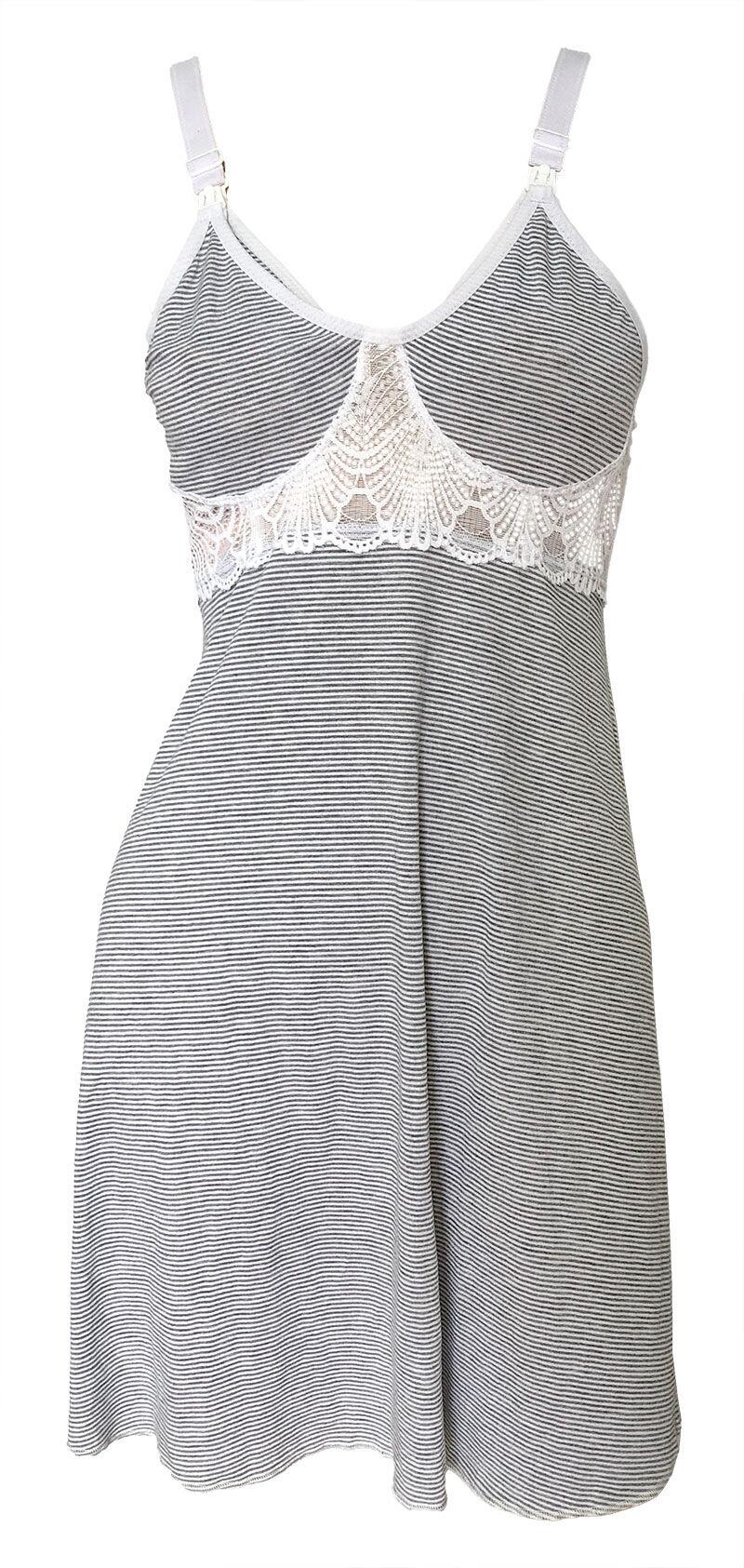 Comprar Camisola Amamentação Ponto Certo Jenifer Viscolycra Com Renda ...