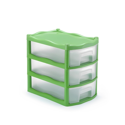 Comprar Mini Gaveteiro Organizador 3 Gavetas De Plastico Pequeno ...