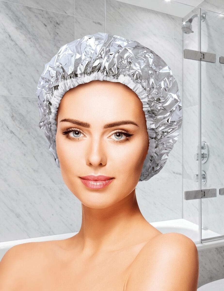 Comprar Touca Metalizada Para Cabelo De Polipropileno Aluminizado - R$4 ...