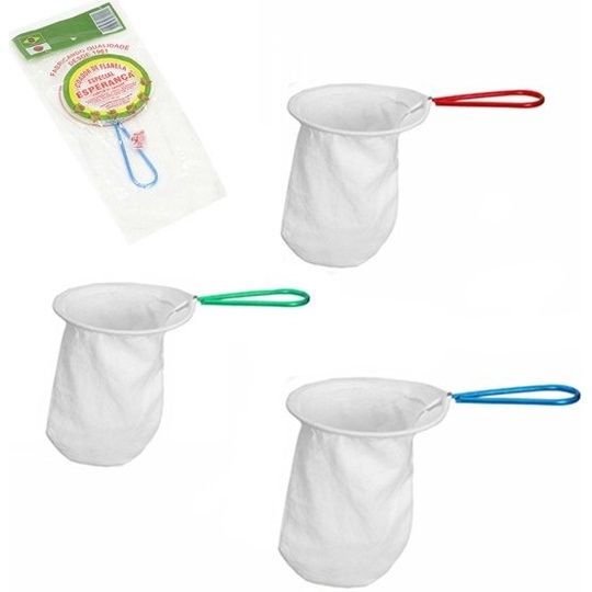 Comprar Coador Para Café De Pano Cabo De Metal - Cores Sortidas - R$4 ...