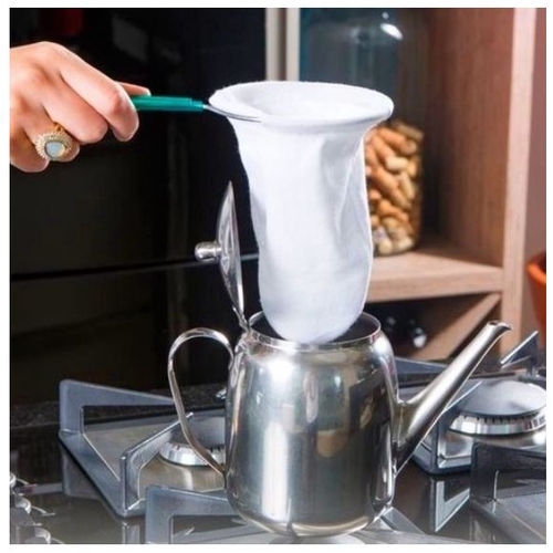 Comprar Coador Para Café De Pano Cabo De Metal - Cores Sortidas - R$4 ...