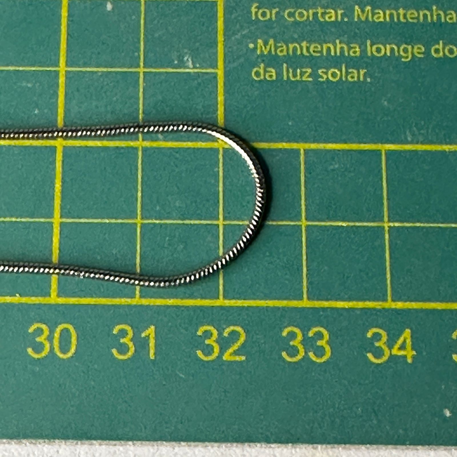 Comprar Base para Corrente Rabo de Rato com banho em Prata Escuro - 64 ...