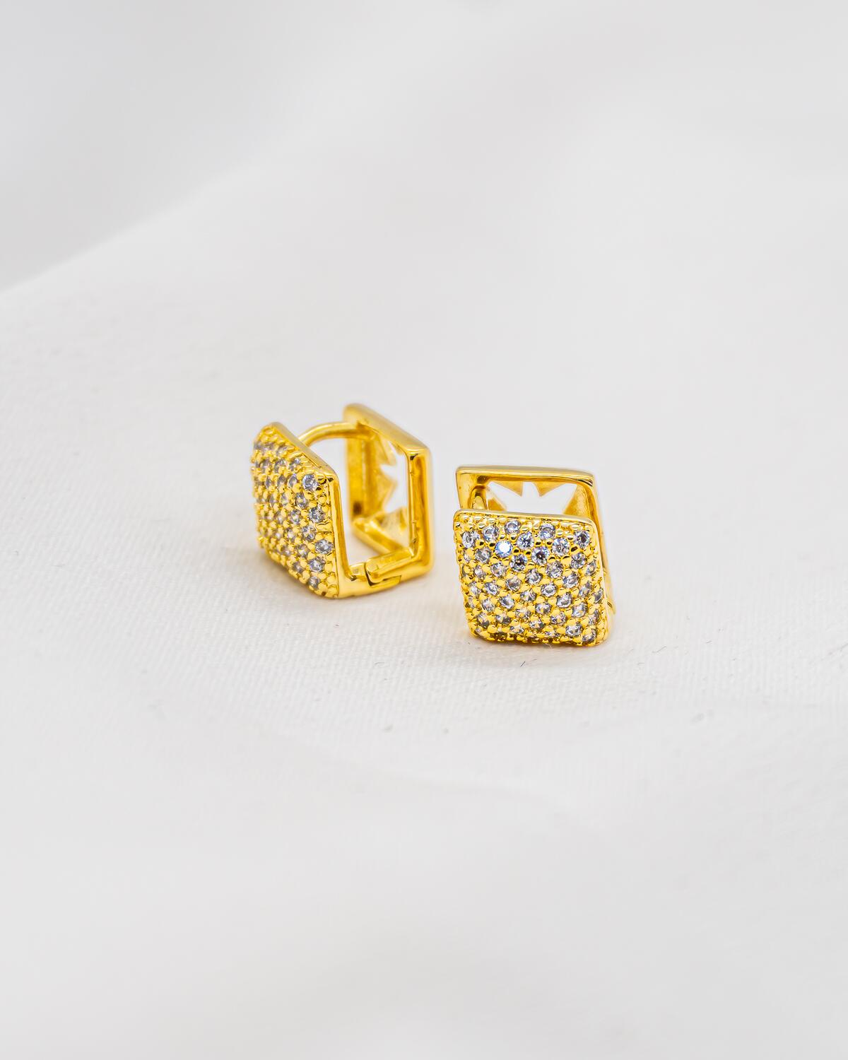 Comprar Brinco Argolinha Cravejada Losango - R$44,45 - Catálogo Atacado ...