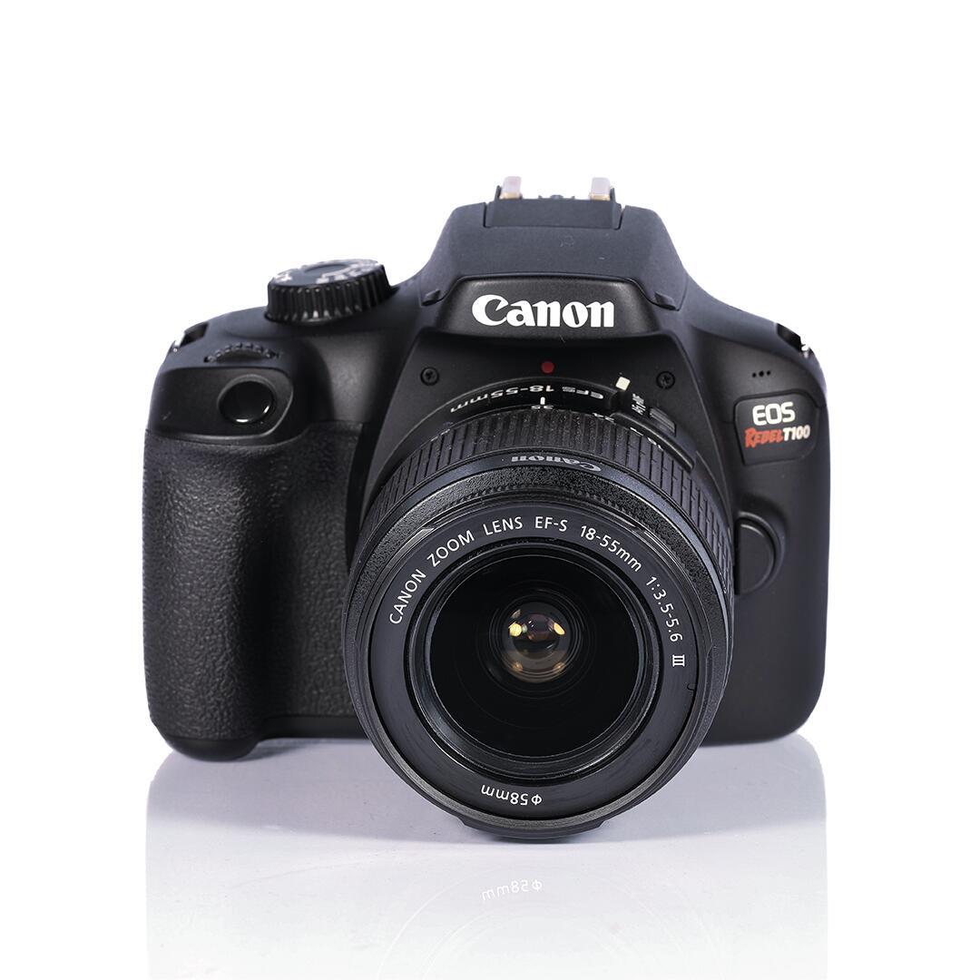 Comprar Câmera Canon T100 + 18-55mm - Minha Câmera Usada