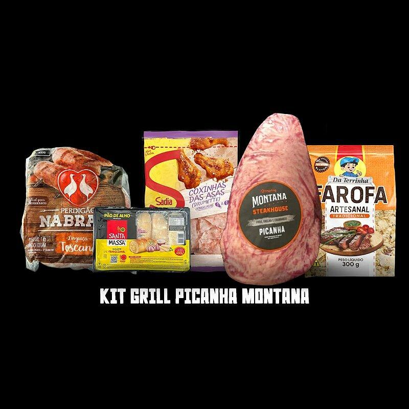 KIT GRILL PICANHA MONTANA STEAKHOUSE - 6 PESSOAS - a partir de R$290,03