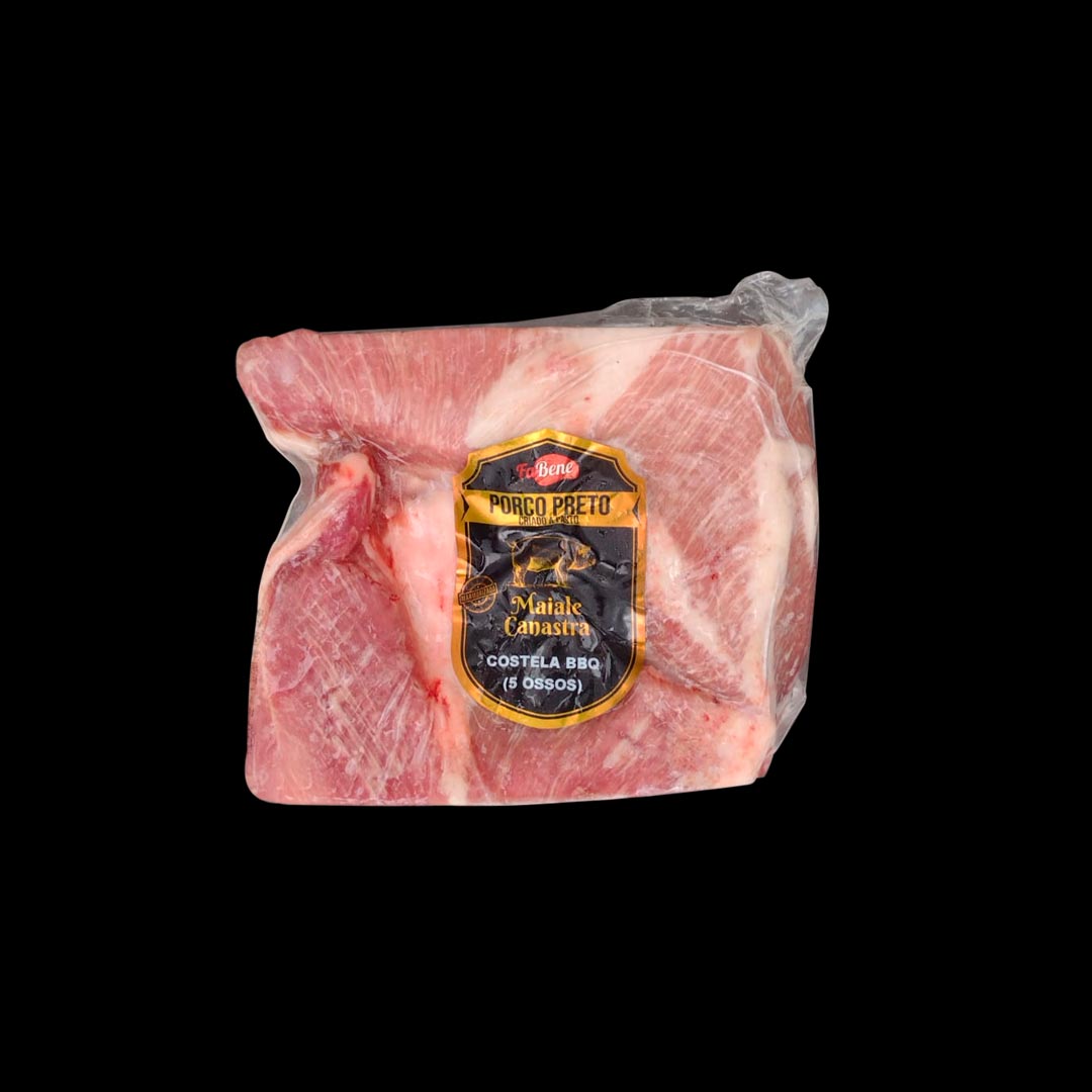 Comprar Costela BBQ 5 Ossos Canastra Porco Preto Iberio - Congelado ...