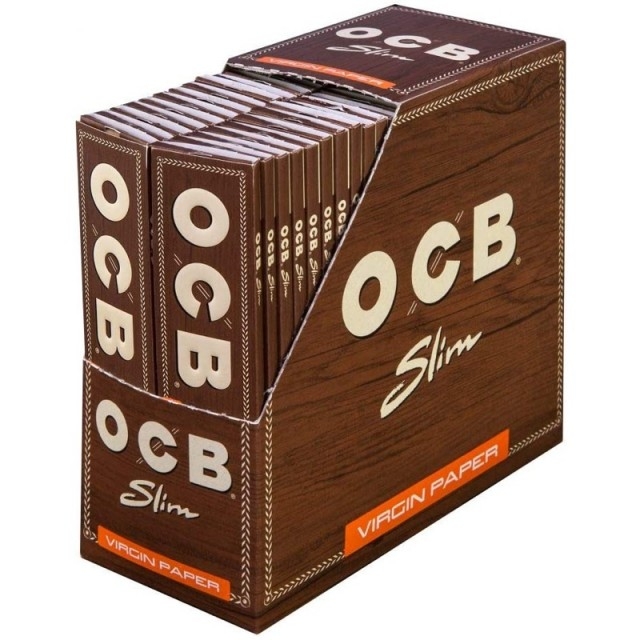 Seda OCB BROWN Slim - Display com 50 unidades de 32 folhas (cada) - R ...