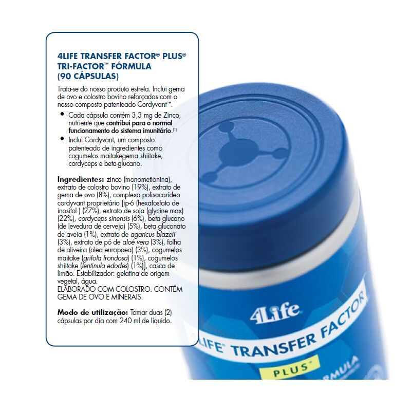 Comprar TRANSFER FACTOR PLUS - R$571,00 - Imunidade Vital