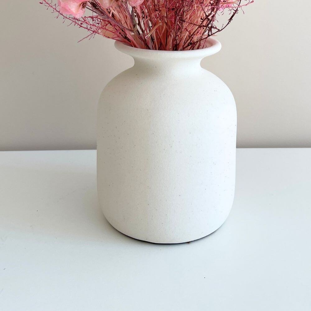 Comprar Vaso Branco de Cerâmica - a partir de R$170,05