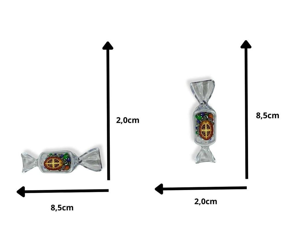 Terço São Bento Bolinha Prateado Fecho - 12 Unidades - a partir de R$31,88