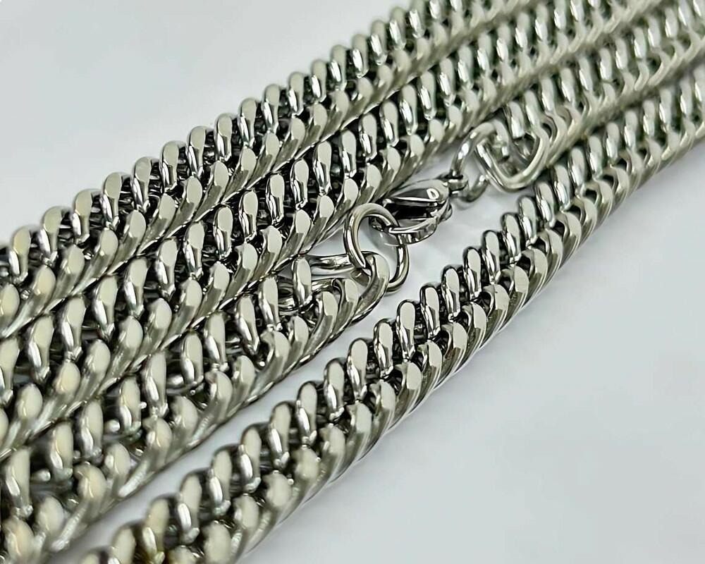 Corrente Prateada Grumet Chanfrada 1.6mm - Moderna 60cm - a partir de R$71,41