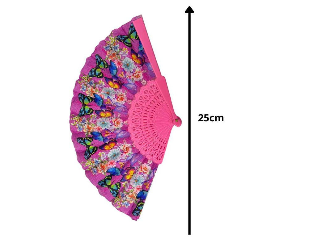 Kit Leque Flores Borboletas Pequeno 12 Unidades - a partir de R$40,99