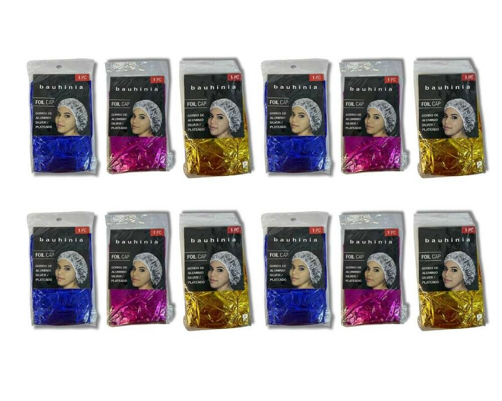 Touca Térmica Metalizada Para Cabelo Colorida - 12 Unidades - a partir ...