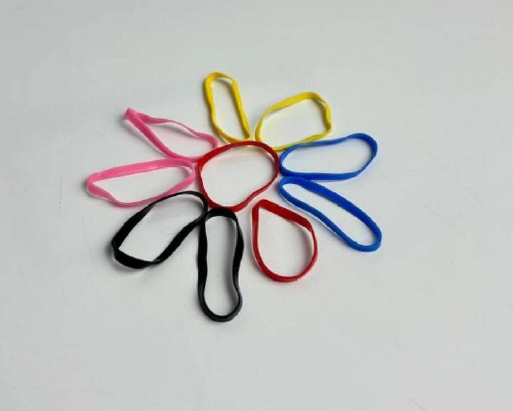 Mini elástico para cabelo colorido com bolsinha ziplock, prático ...