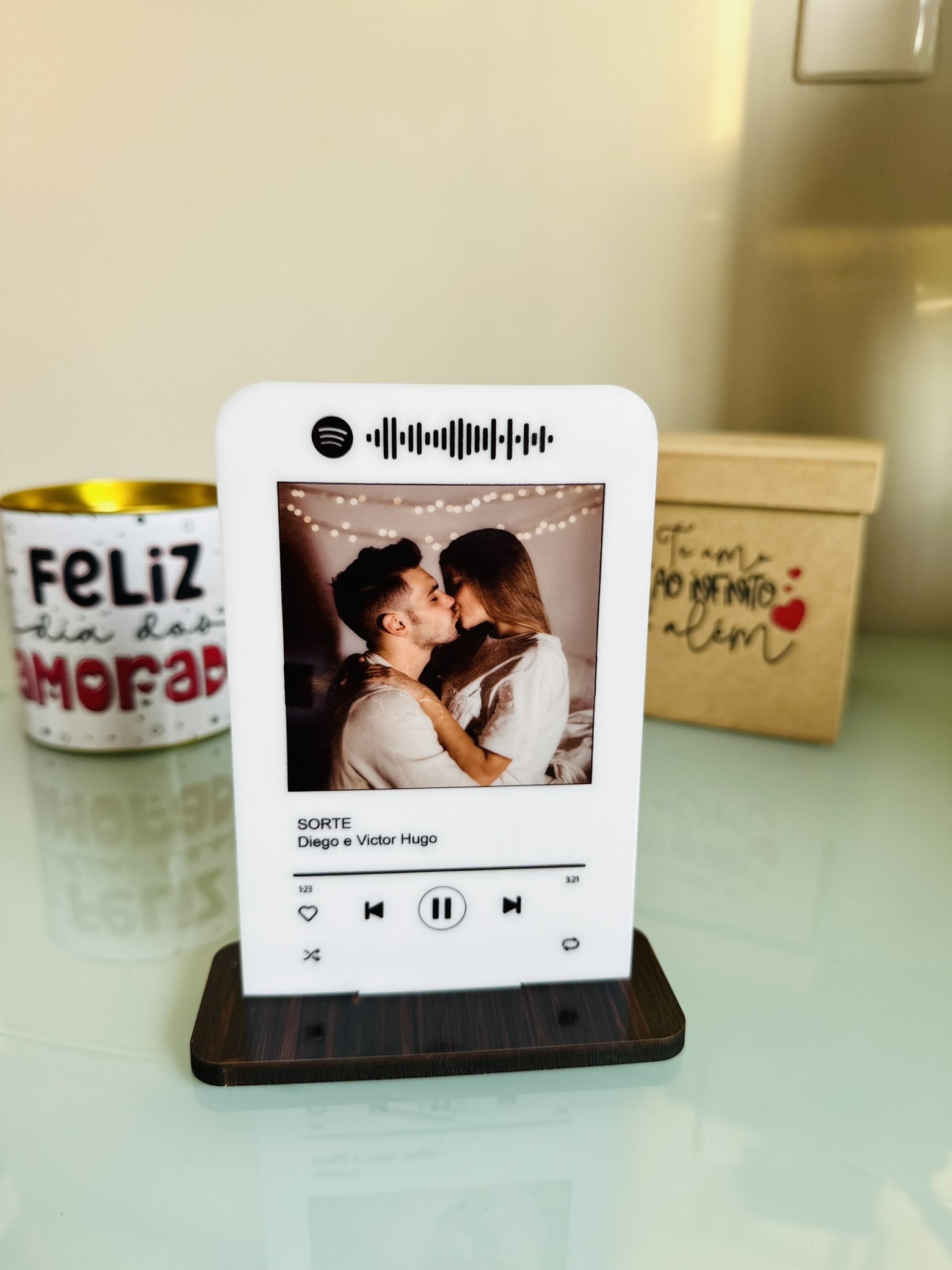 PLACA SPOTIFY PERSONALIZADA DIA DOS NAMORADOS - a partir de R$72,10