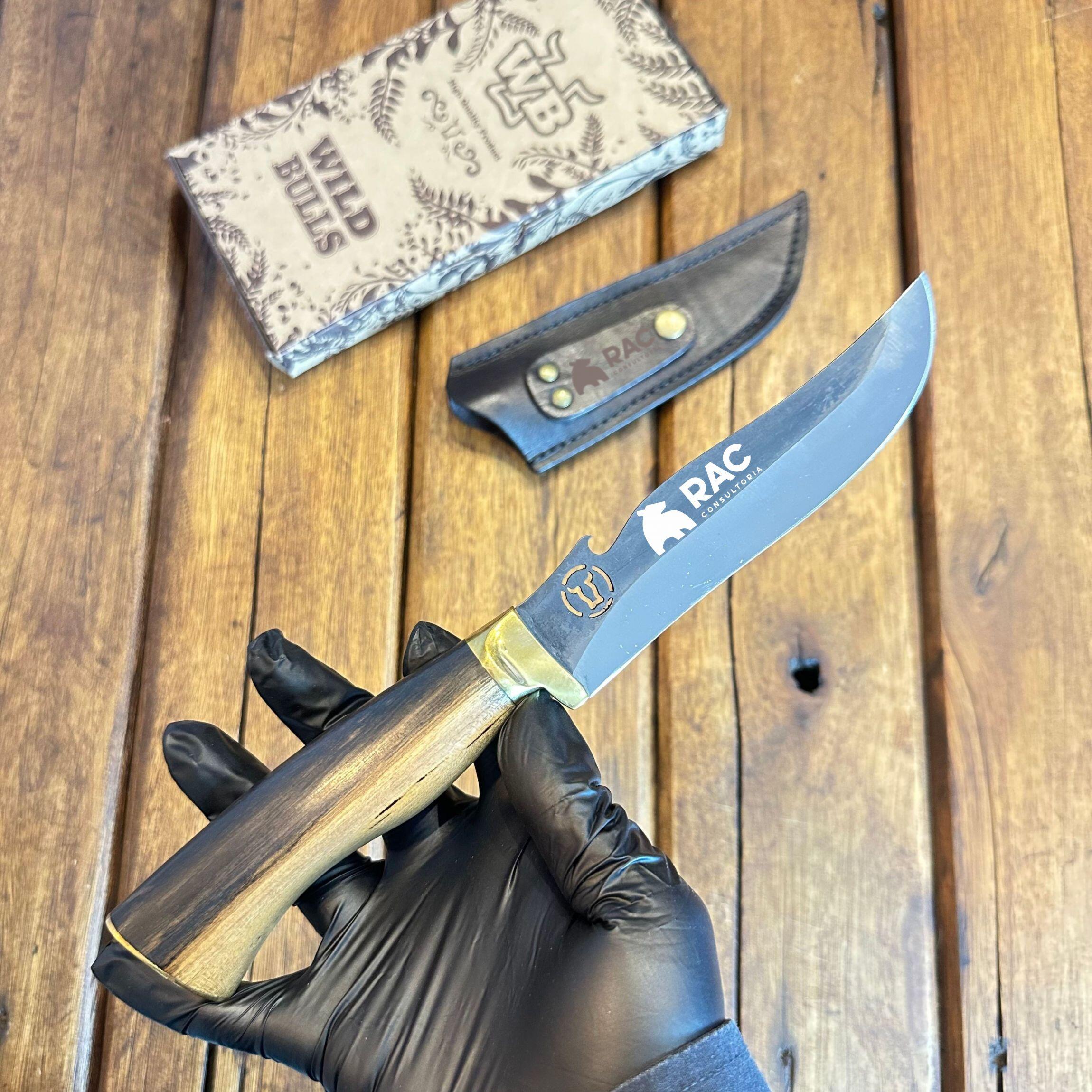 Faca Grill Compact Knife Wild Bulls - R$449,90