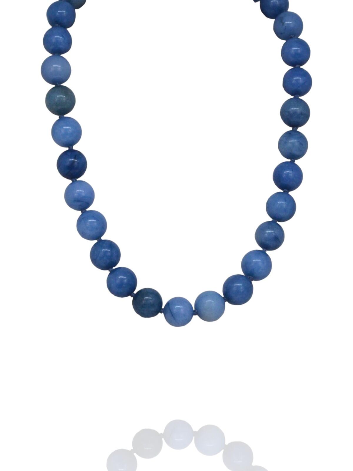 Comprar Colar de Jade Azul - a partir de R$284,05 - Elemento Sutil