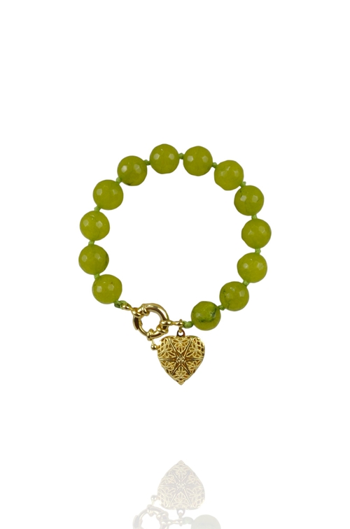 Comprar Pulseira de Jade Lima - a partir de R$132,05 - Elemento Sutil