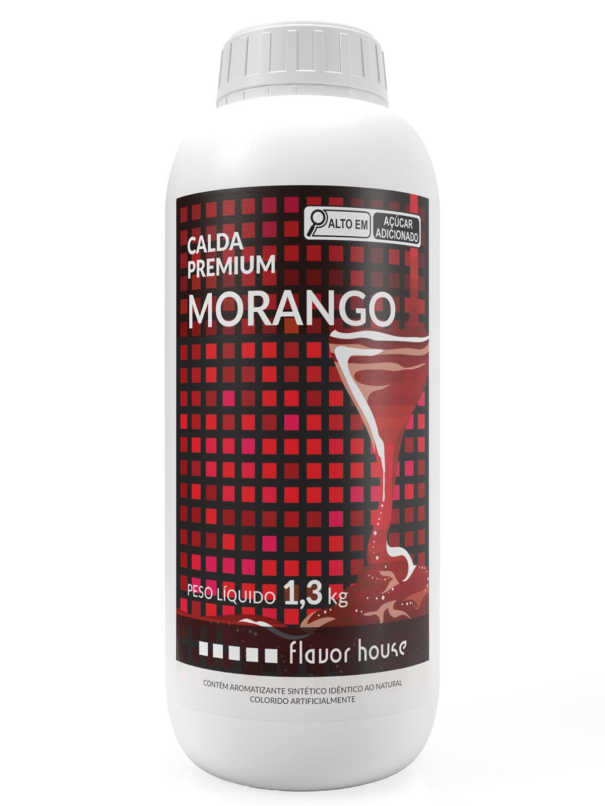 Calda Premium sabor Morango