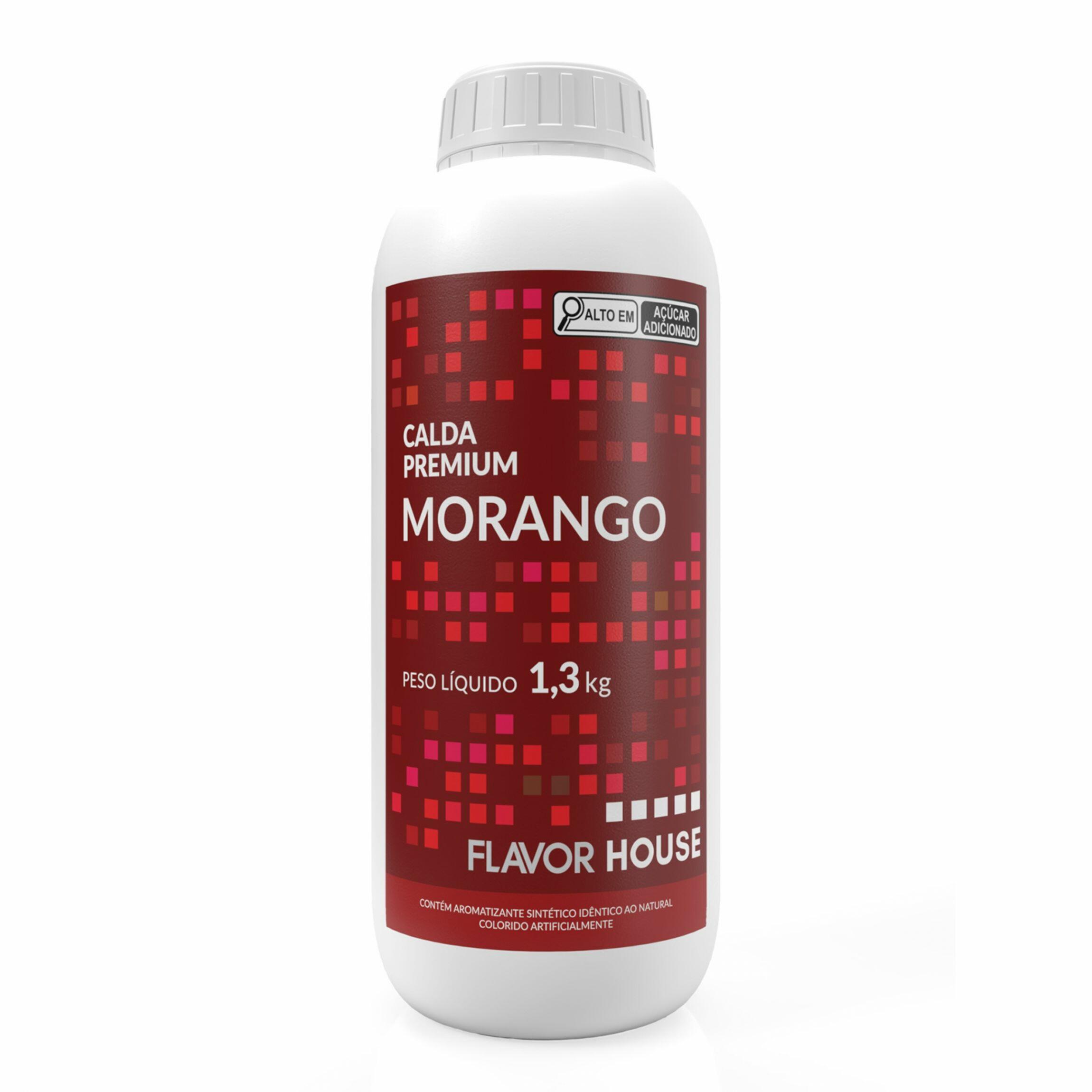 Calda Premium sabor Morango