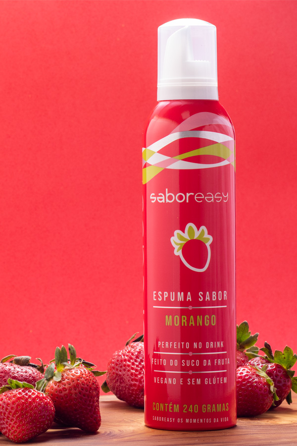 Comprar Espuma Morango Saboreasy 240mL - Flavor House Store