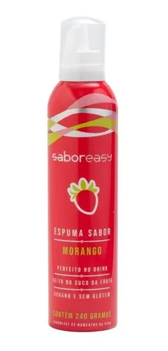 Comprar Espuma Morango Saboreasy 240mL - Flavor House Store