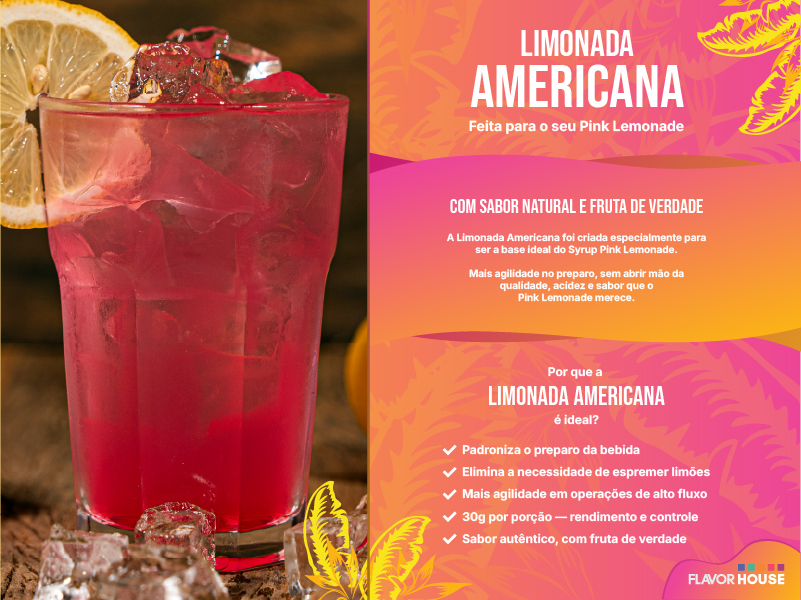 Comprar Limonada Americana 1,01kg - Flavor House Store