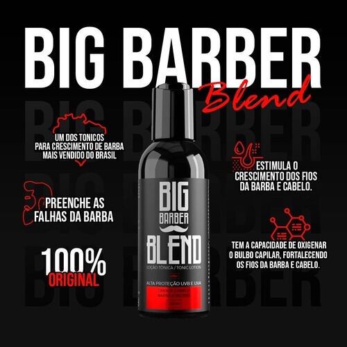 Comprar Tônico Capilar Big Barber 120ml Blend De Crescimento ...