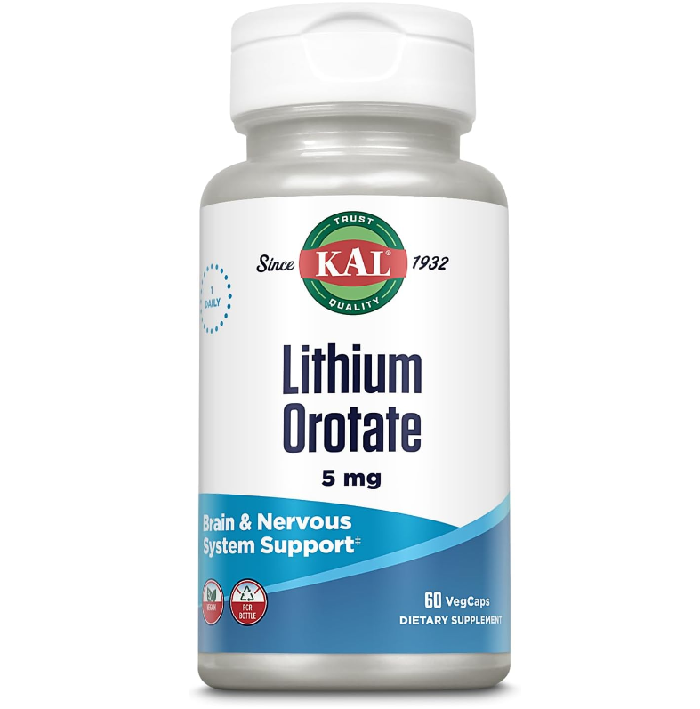 Comprar Lithium Orotate 5 mg - Kal - 60 tablets (Orotato de Lítio) - Tudo Vitaminas | Loja de ...