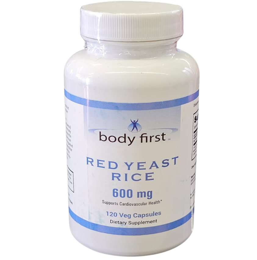 Comprar Red Yeast Rice (Arroz de Levedura Vermelho) 600 mg - Body First - 120 Cápsulas - Tudo ...