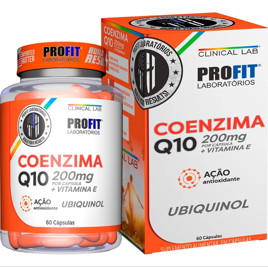 Comprar Coenzima Q10 200 mg + Vitamina E - Profit Labs - CoQ10 - 60 ...