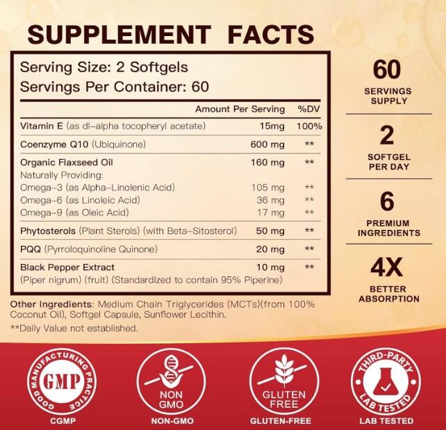 Comprar CoQ10 600 mg - Dr. Foster - 120 Softgels