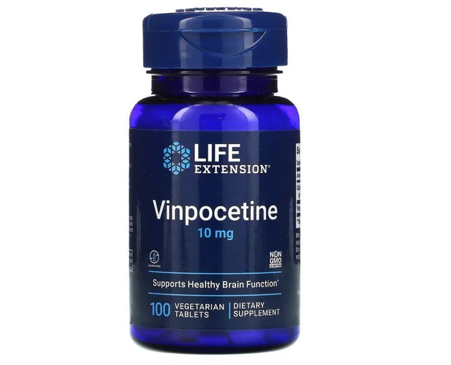 Comprar Vinpocetina 10 mg - Life Extension - 100 Tablets - Tudo ...