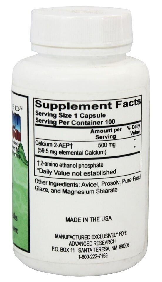 Comprar Calcium 2-AEP - Fosfoetanolamina - 100 cápsulas