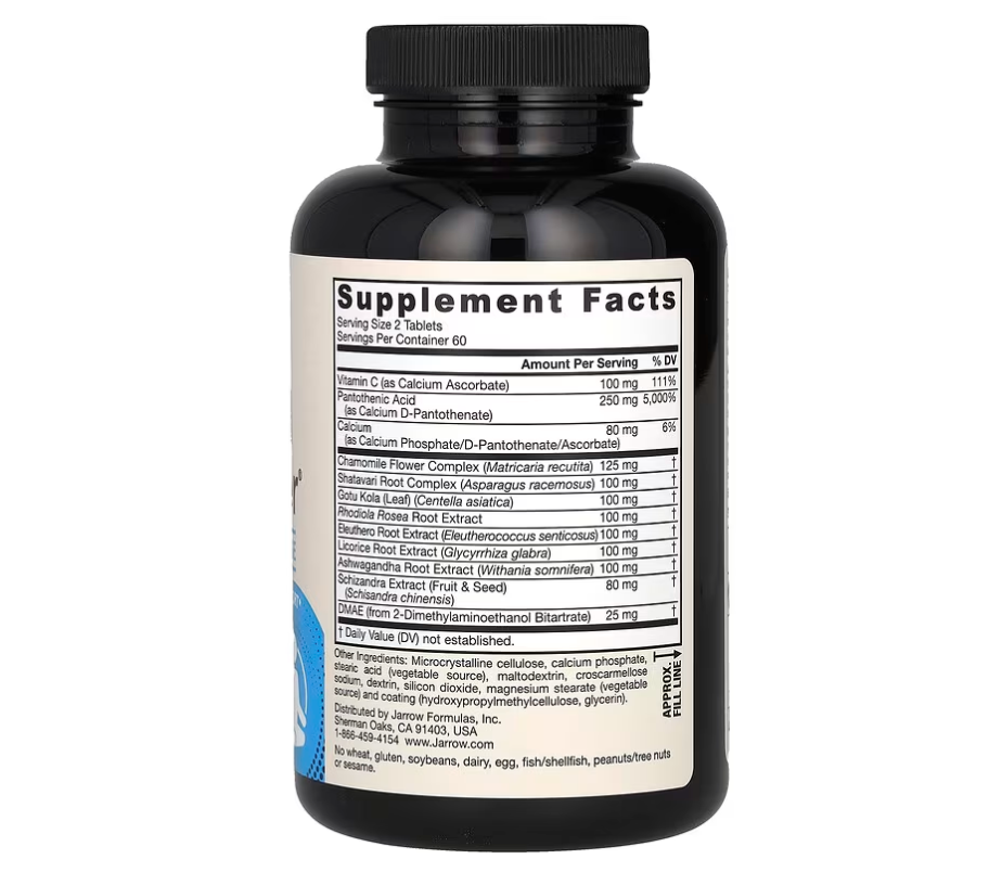 Comprar Otimizador Adrenal - Jarrow Fórmulas - 120 Comprimidos