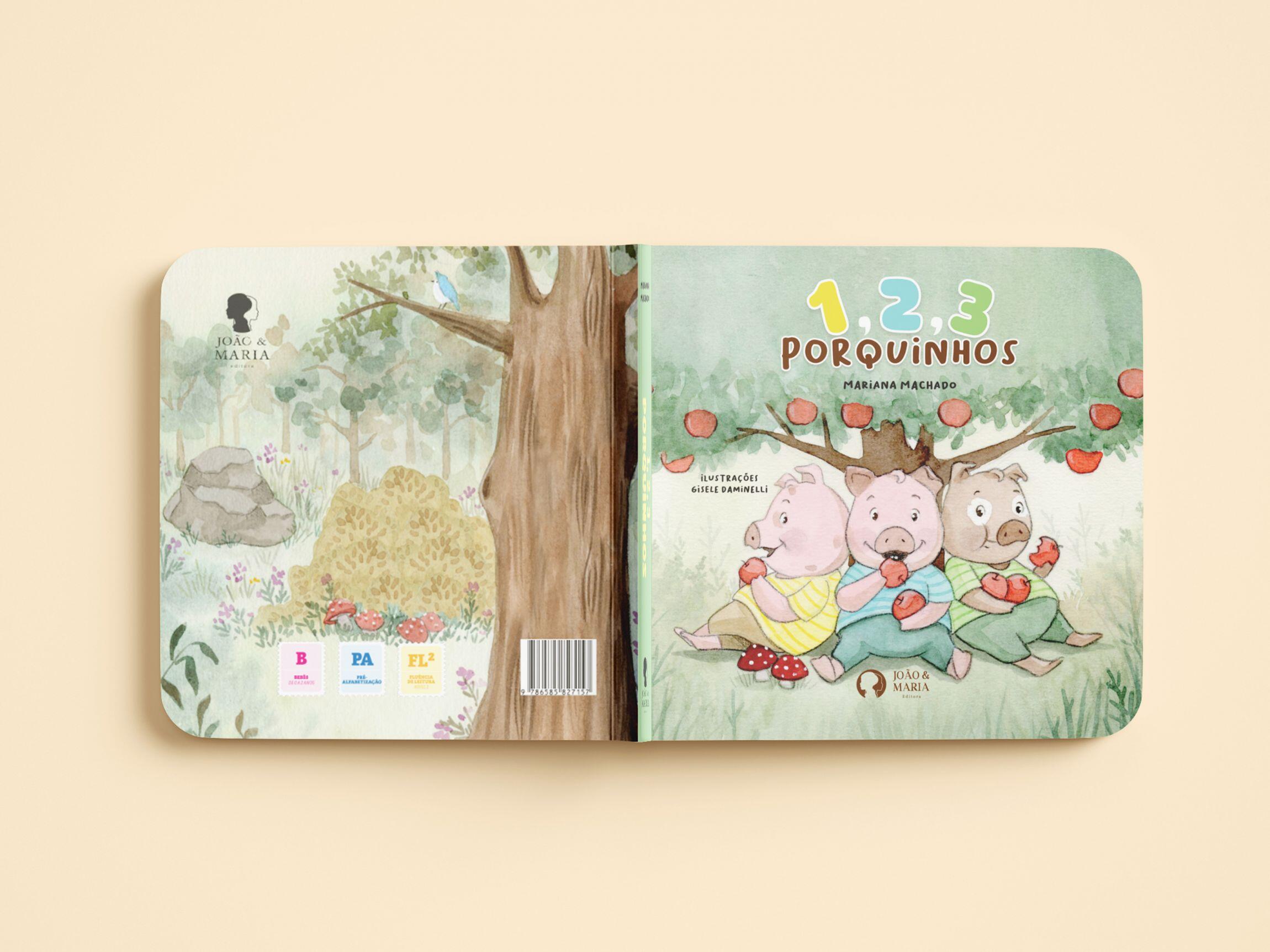 Comprar 1, 2, 3 porquinhos - Editora João e Maria