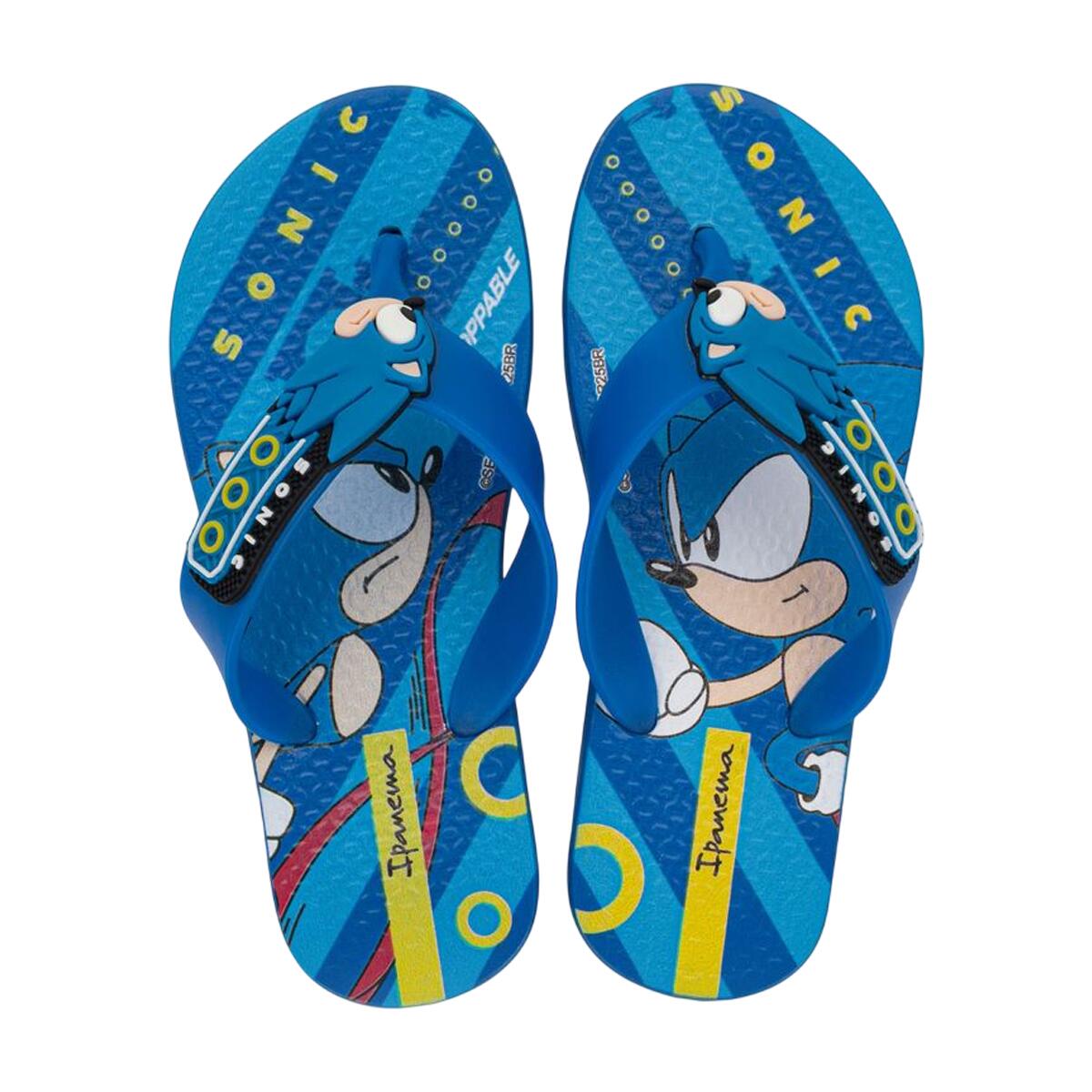 Comprar Chinelo de Dedo Personagem Sonic Menino Grendene Kids - Lojas ...