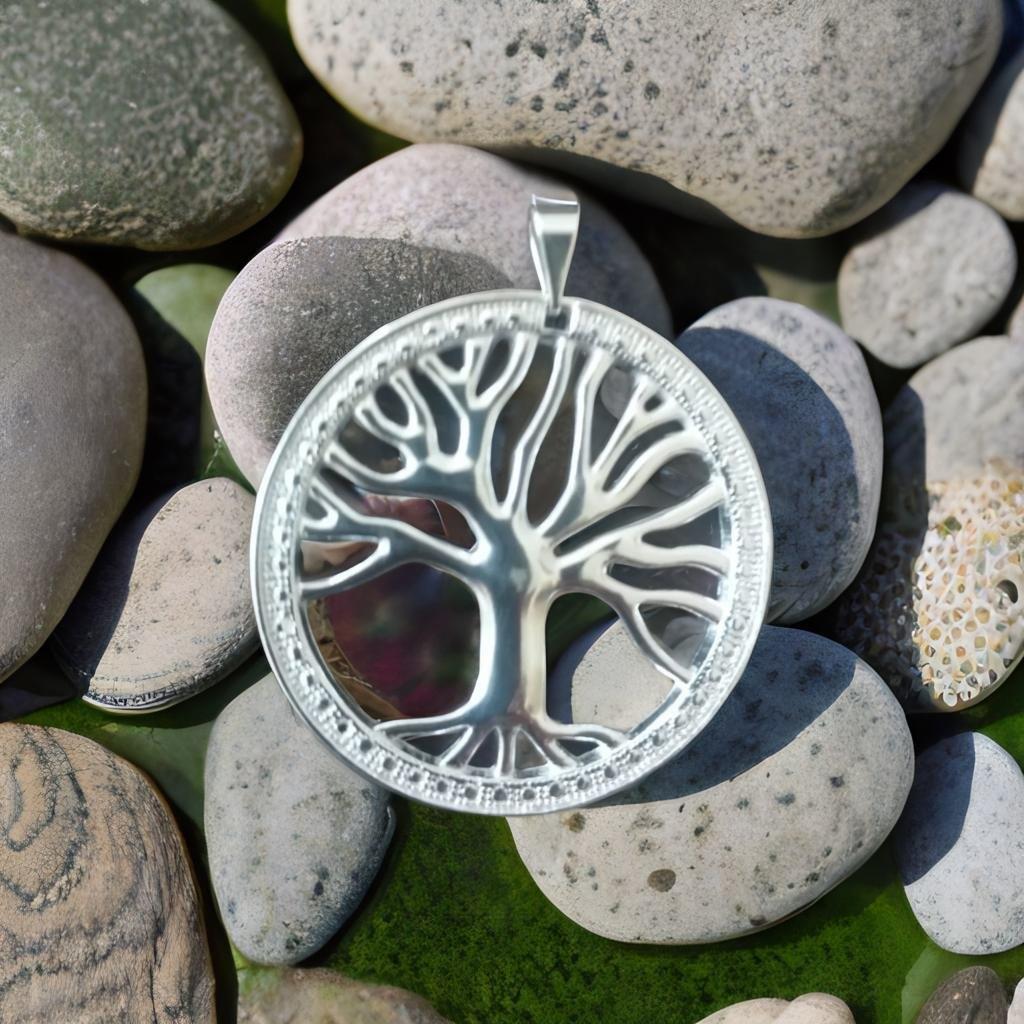 Comprar Pingente Medalha Árvore da Vida (cor Prata) - a partir de R$28 ...